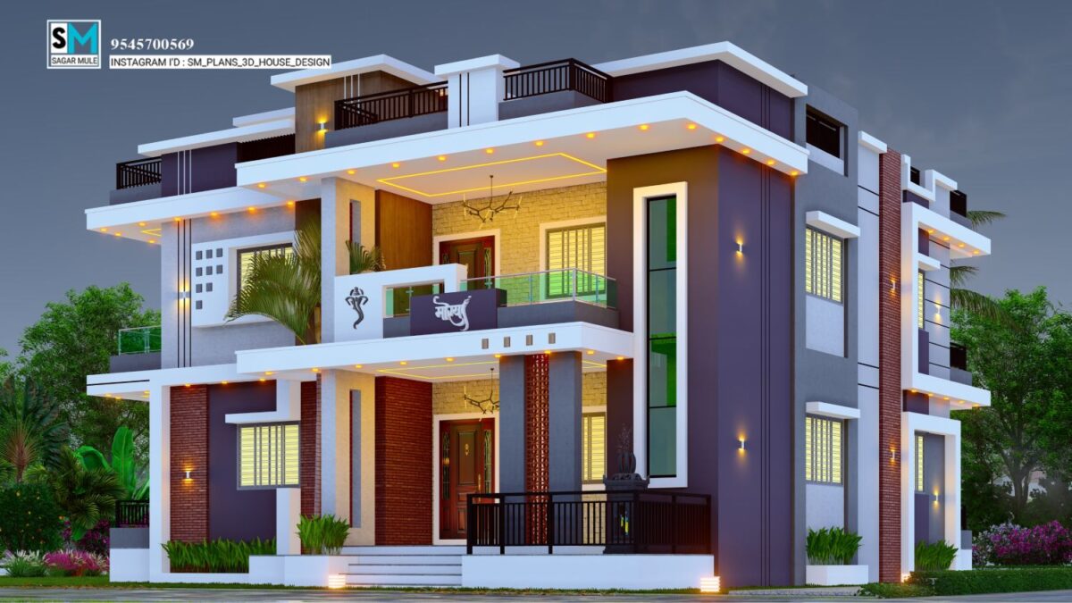 EAST FACING – 2 BROTHERS 4BHK, 3325 – SQFT, 46′ X 49’6 ft.(58C) – SM ...